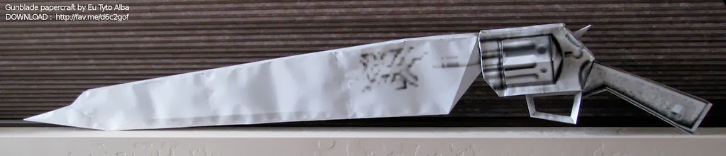 download papercraft Lifesize Gunblade Papercraft ~ paperclif best ...