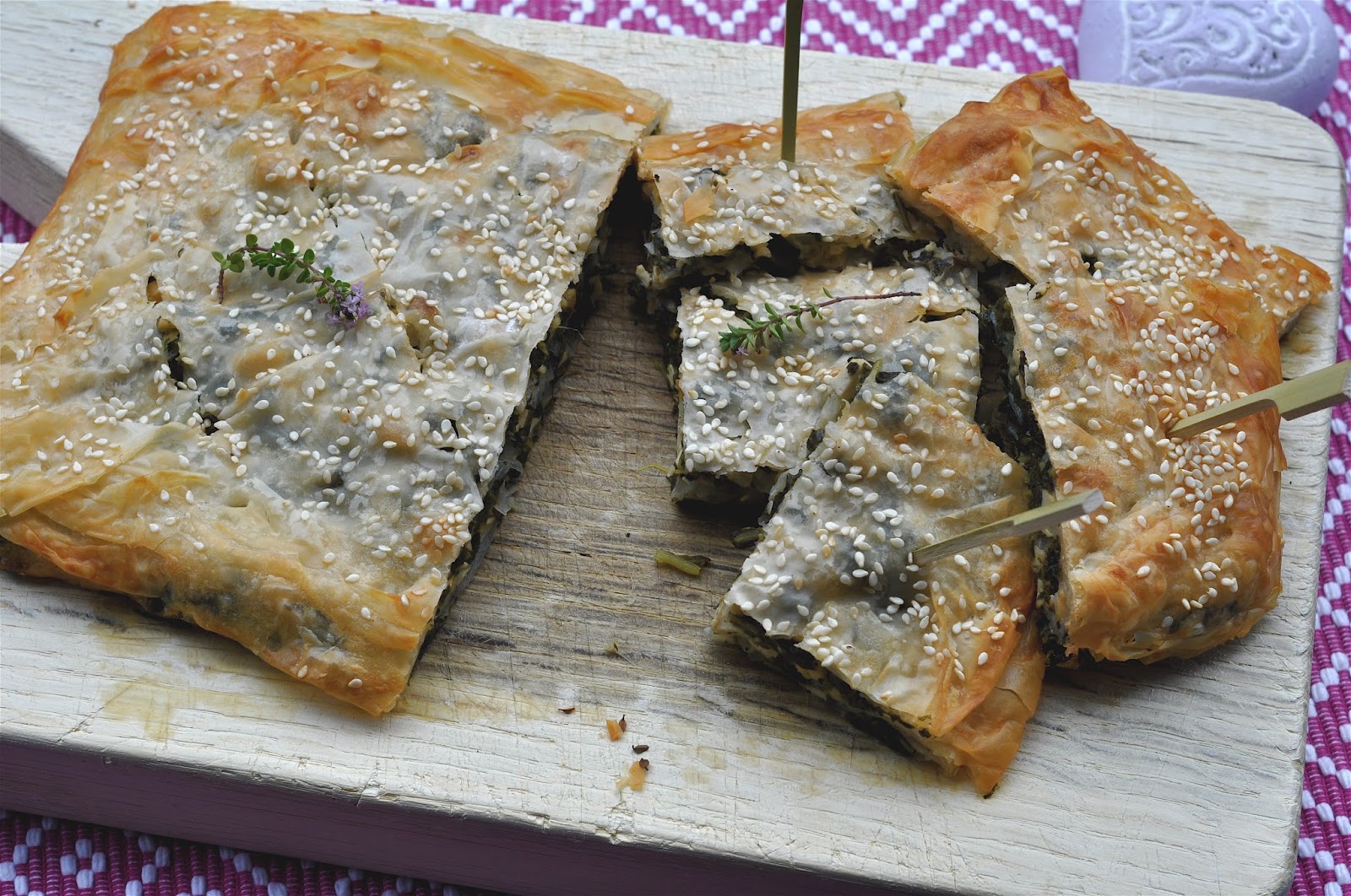 Parole Vegetali: Ispanak Boregi (torta turca di pasta fillo agli spinaci)