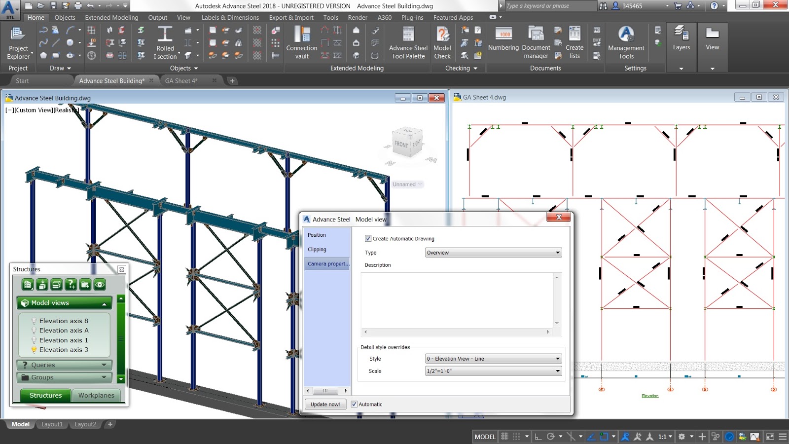 Revit Add-Ons: Advance Steel 2018 and Steel Connections for Revit Preview