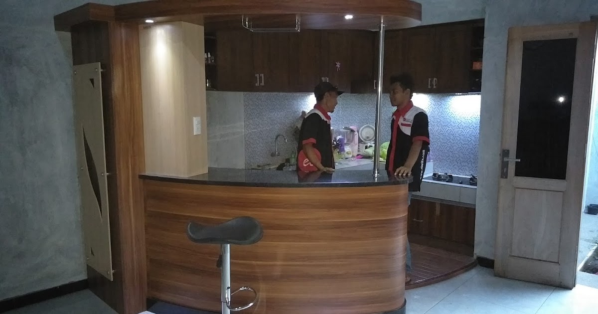 KITCHEN SET & MINIBAR LENGKUNG CUSTOM EL-ARIFA - .:: CV. EL ARIFA INTERIOR ::. "Desain interior ...