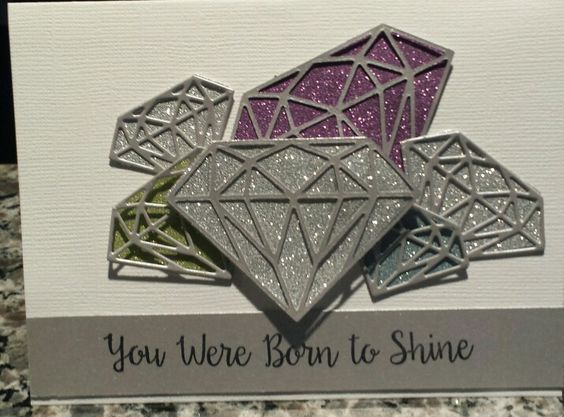 stamping muses: My Favorite Things Gems card