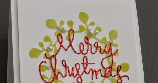 Stamping with Loll: Mistletoe Wreath