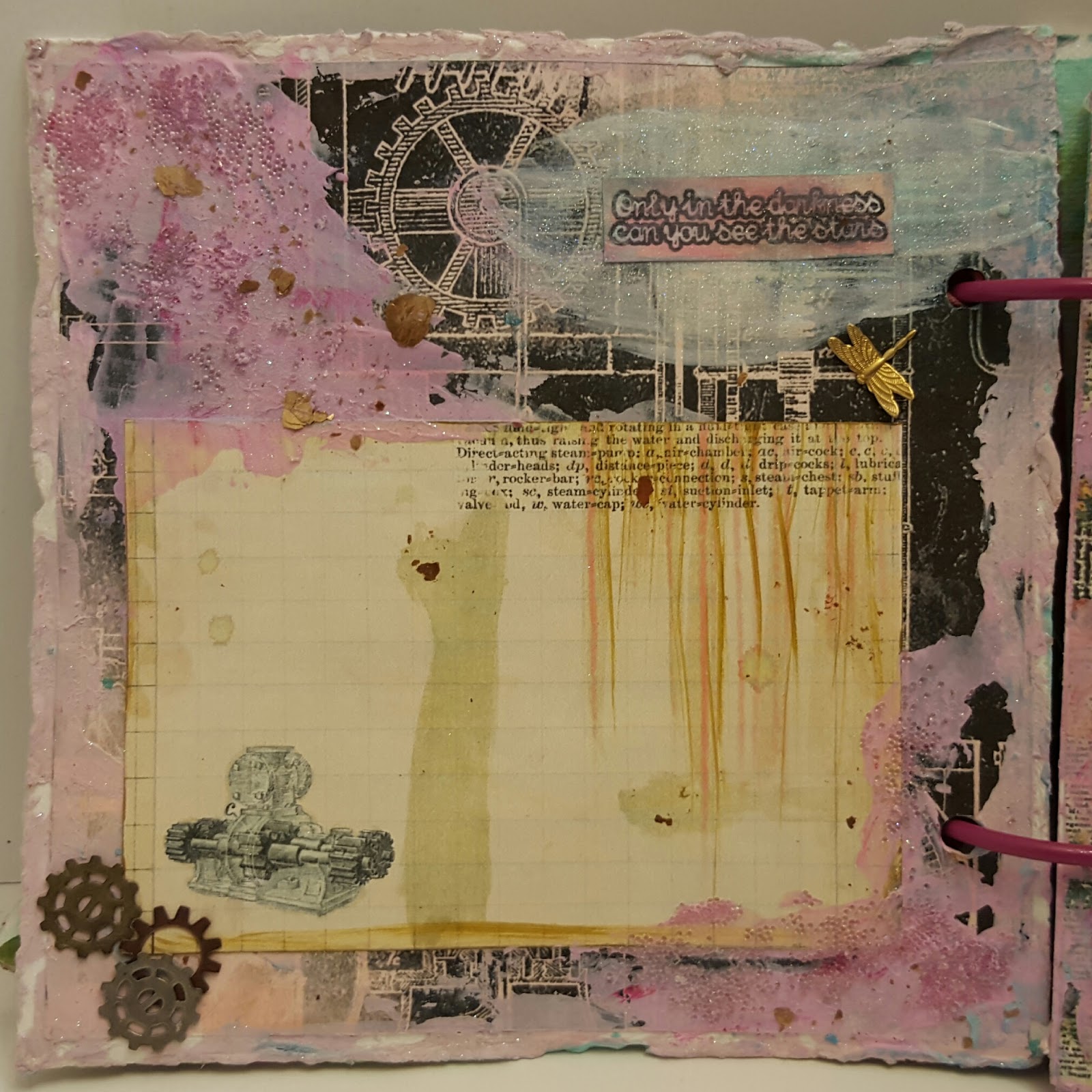 Mechanical Error Art Junk Journal with Video