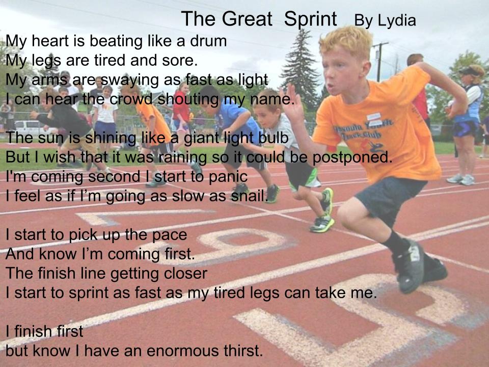 Makarewa School Room One: Athletics Day Poems and Stories