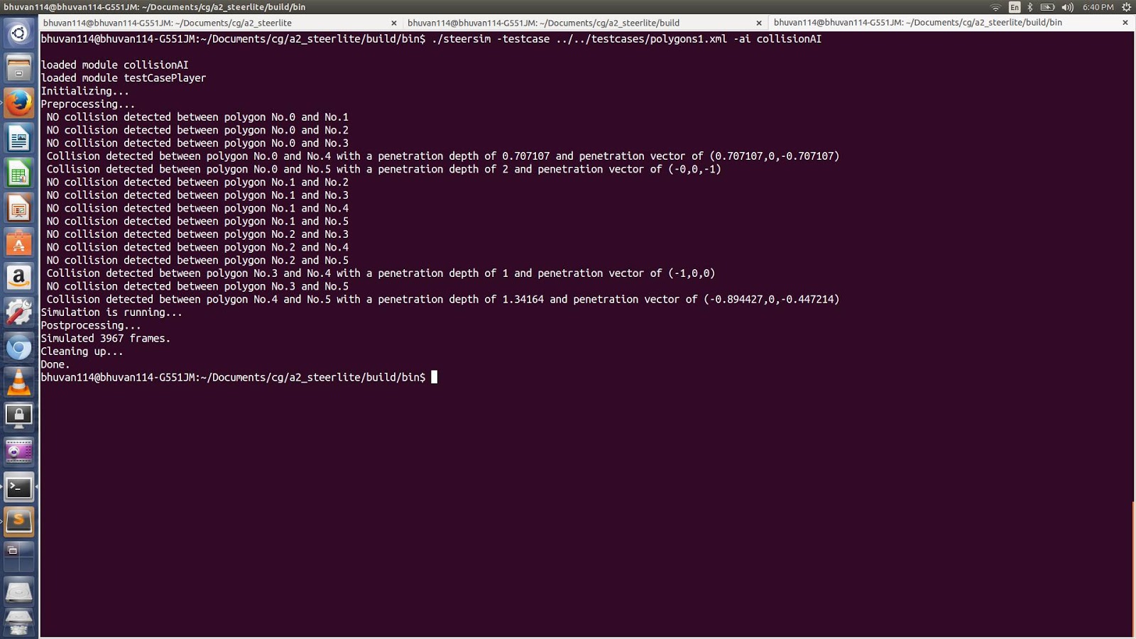 Computer Graphics Collision Detection Using Gjk And Epa Algorithm