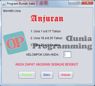 Membuat Program Anjuran Dengan Java Netbeans Keren - Dunia Programming