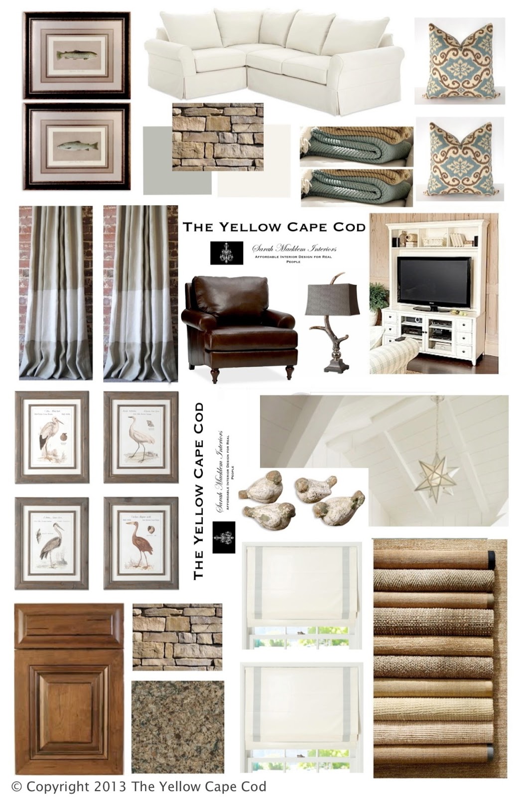 The Yellow Cape Cod: Rustic-chic Nature Inspired Lake Cottage