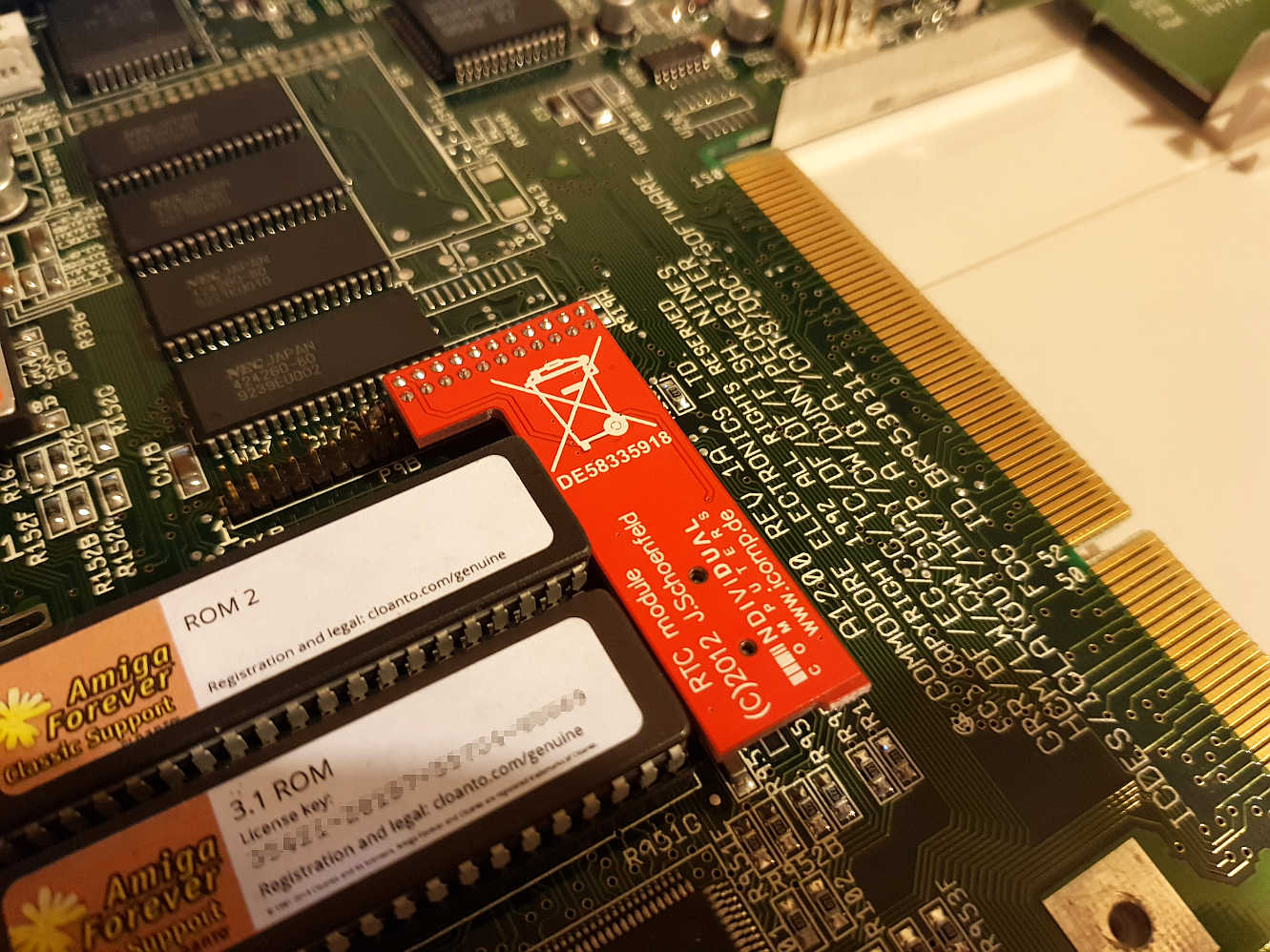 WAIT 6502: Amiga A1200 Real-time Clock Module (RTC)