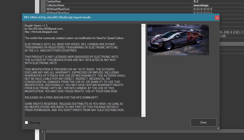 NFS-VltEd - Usage #1