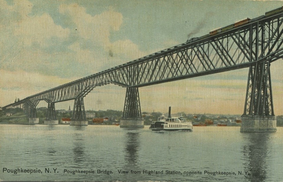 Industrial History: Walkway/Poughkeepsie 1888 RR Bridge over the Hudson ...