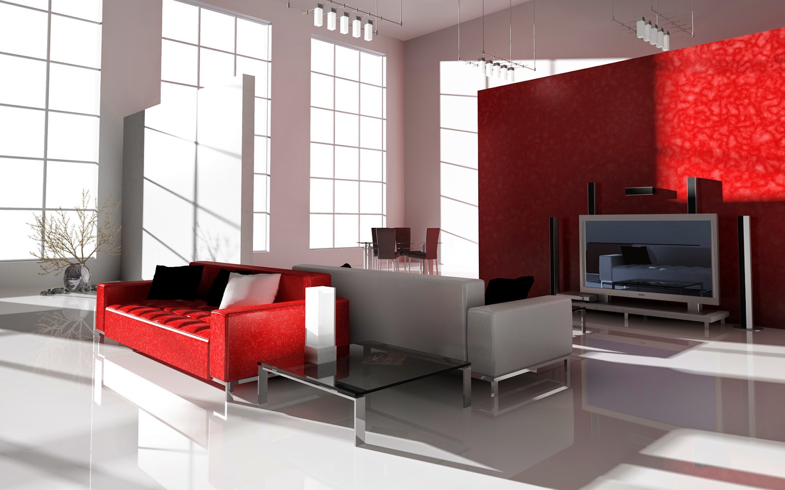 Muebles X Muebles: Decorar la sala en color rojo