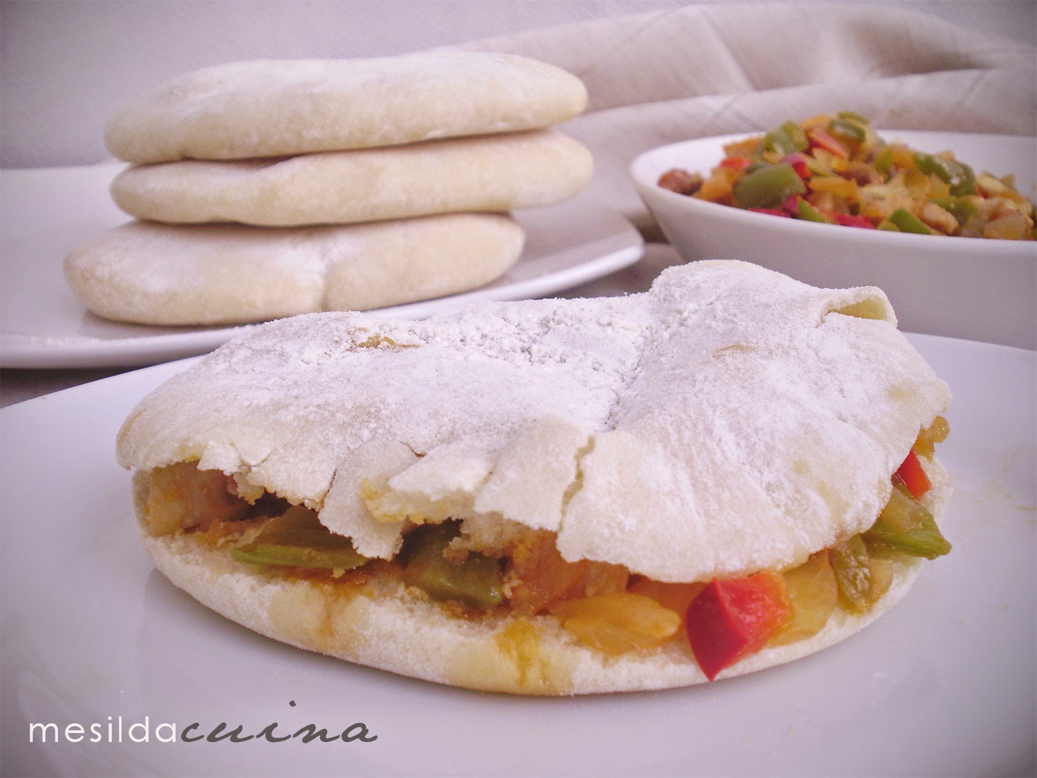 PAN DE PITA - La cocina de Mesilda