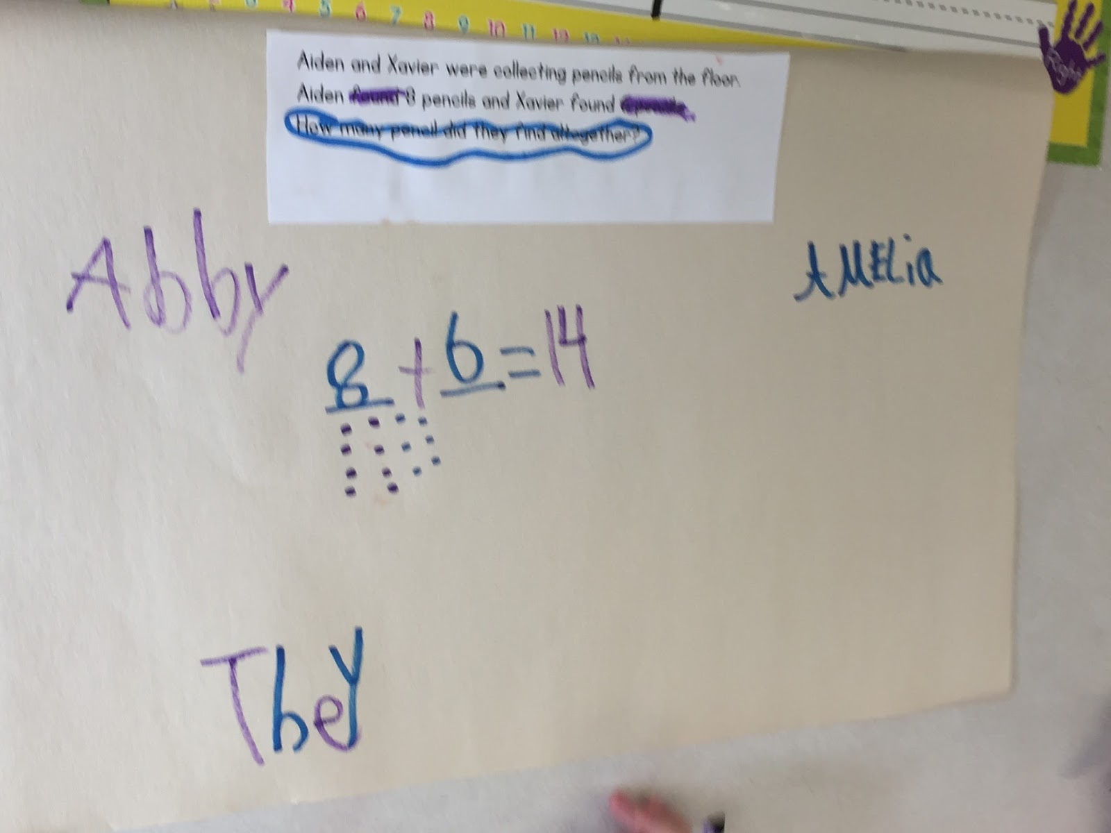 Mrs. Burguete's Grade One Class Blog: Grade 1 Problem Solving