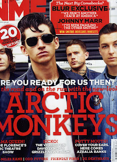 Poppy George, Media Studies: Analysis of NME front cover, contents page ...