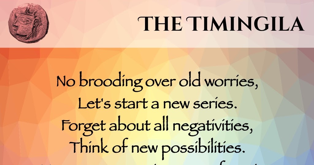 Shon Mehta: The Timingila: New Year Poem
