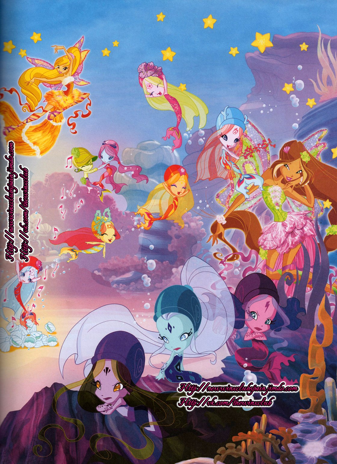 ¡Imagen de Flora y Stella Harmonix en una fiesta Selkie y las Trix ...