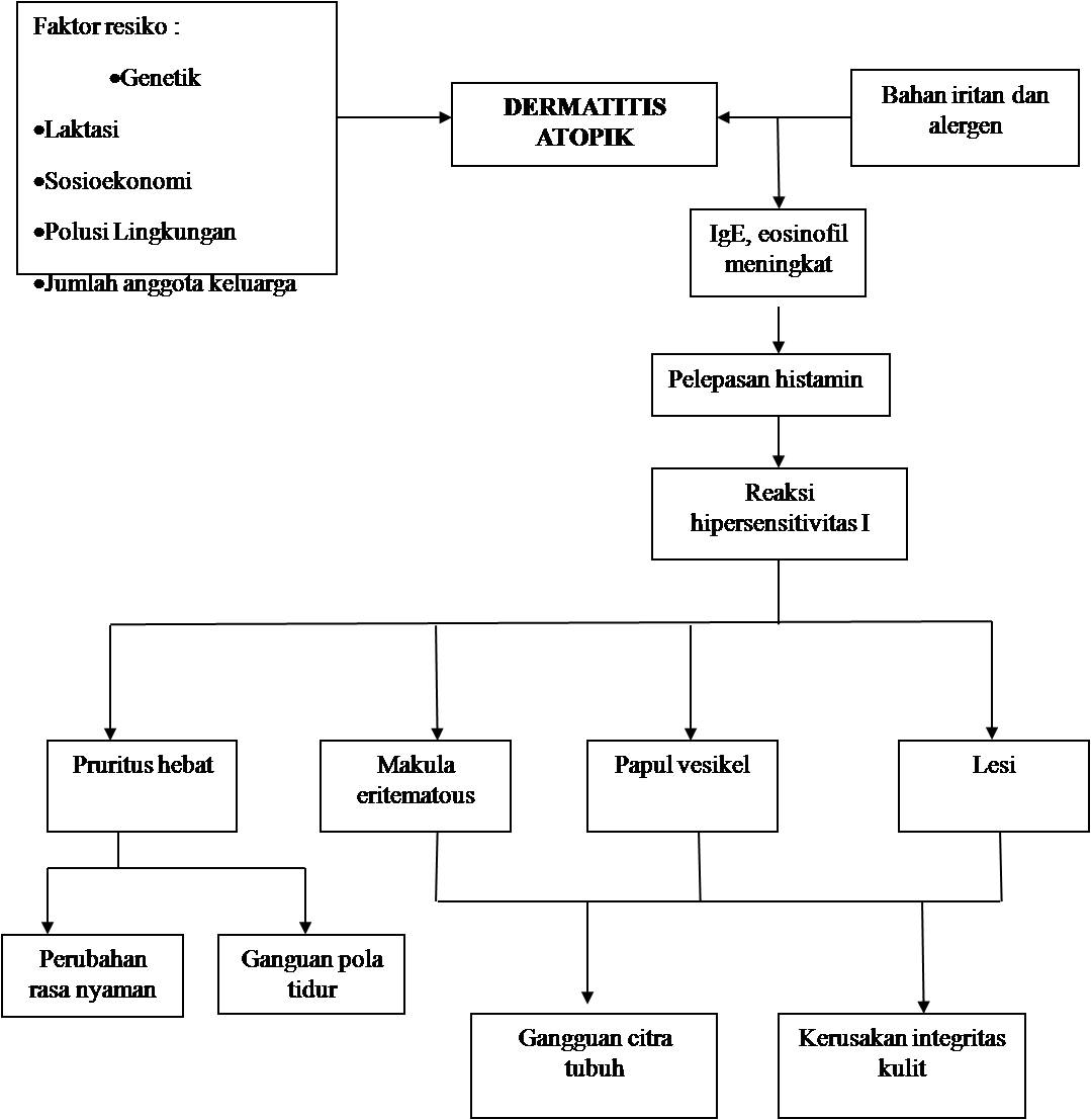 Catatan kecil: Keperawatan medikal bedah : pathway dermatitis atopik