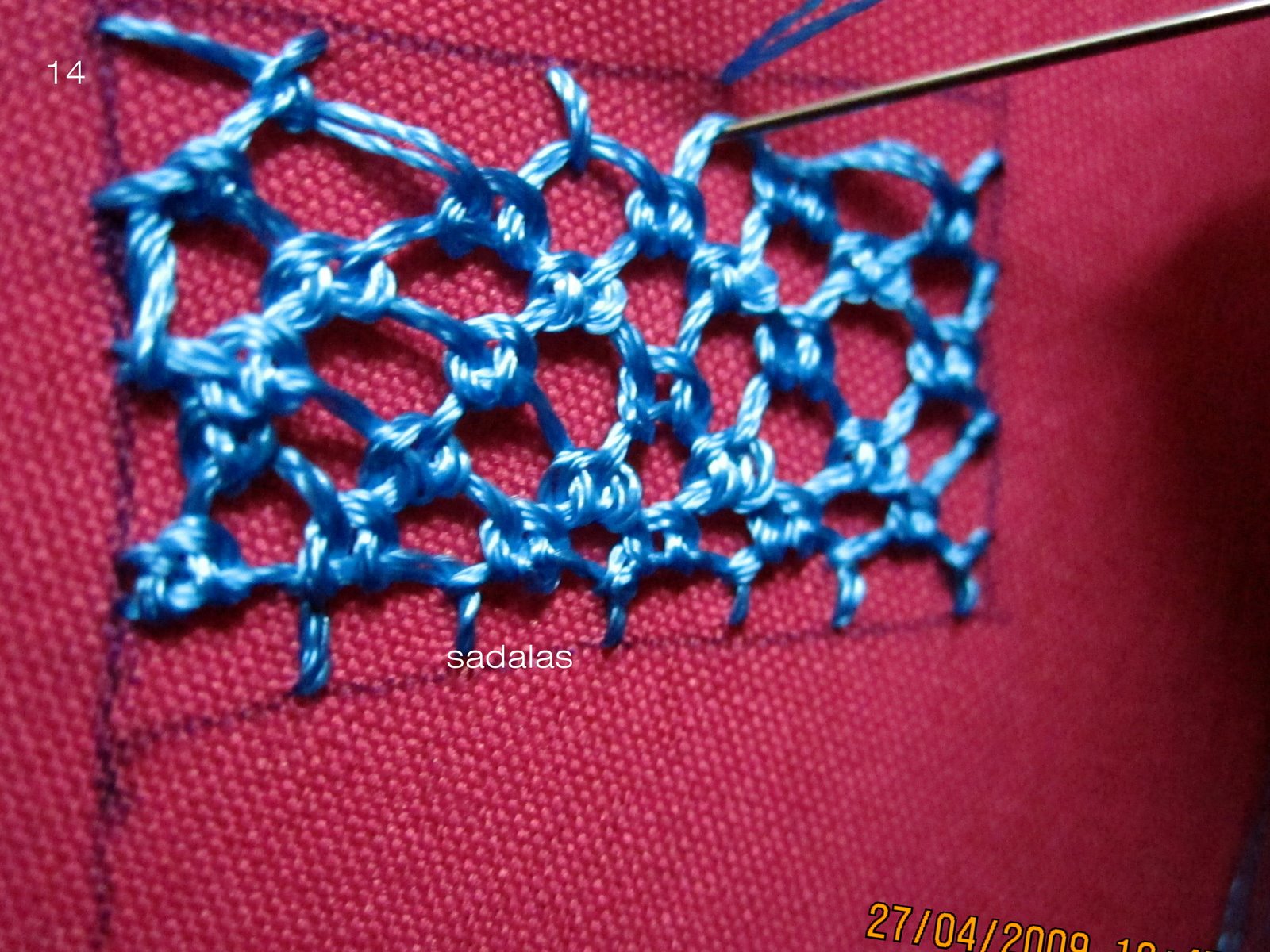 Sadala's Embroidery: Tutorial: Net Knots