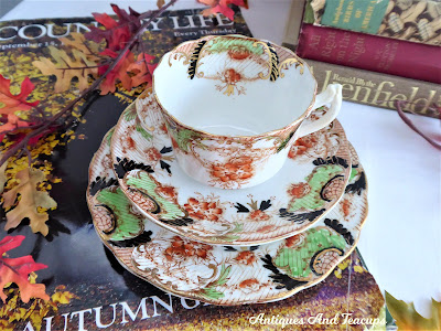 Antiques And Teacups: Tuesday Cuppa Tea Fall Fruit And Colors