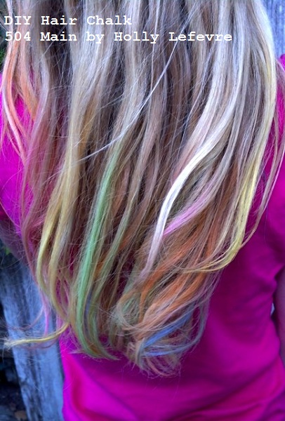 504 Main by Holly Lefevre: DIY Hair Chalk (tutorial)