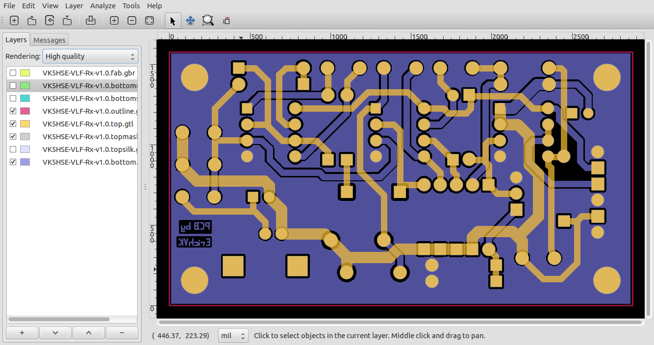 blog de VK5HSE: Automatic routing in gEDA PCB and pcb-rnd... a HOWTO