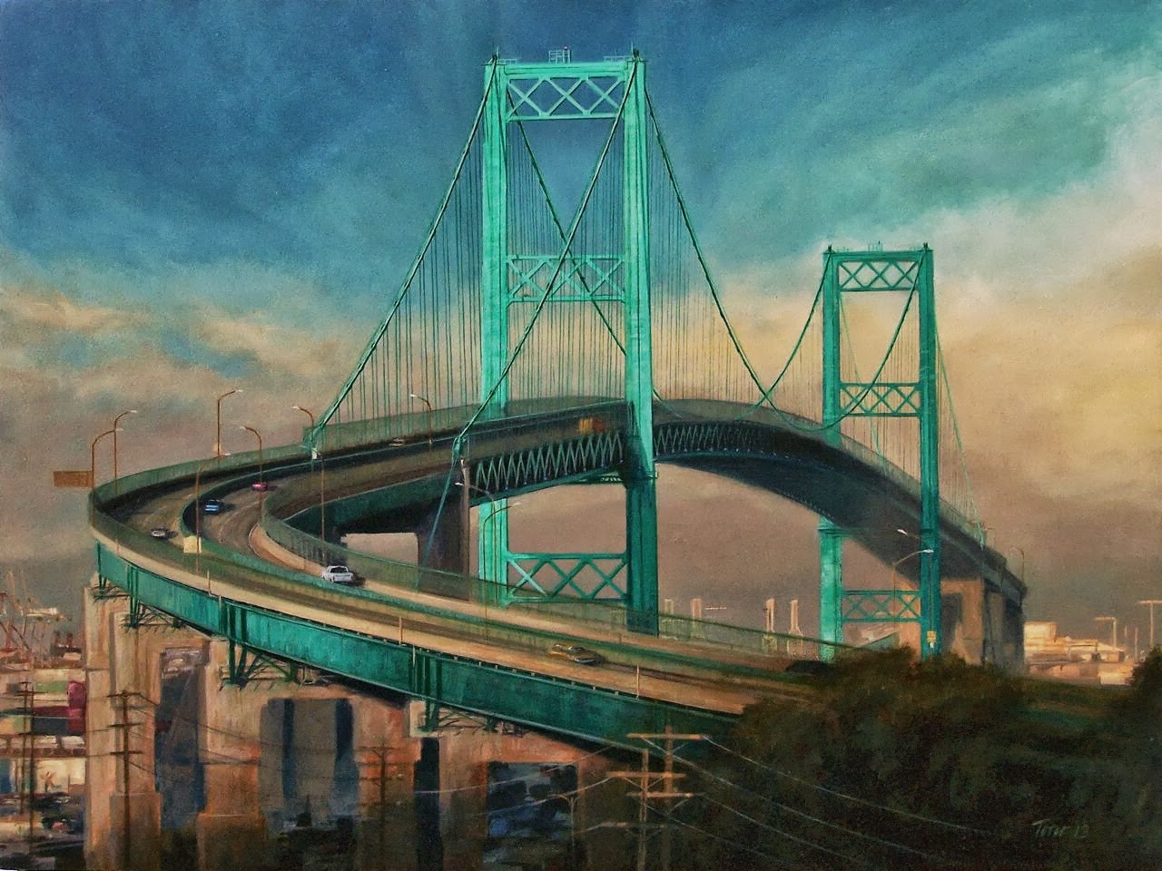 Avid Art: Vincent Thomas Bridge #16 - Part 1 - The Story