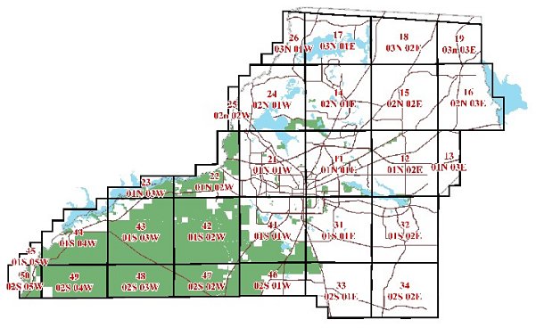 Atlas Guide to Unknown Maps: PLSS Map