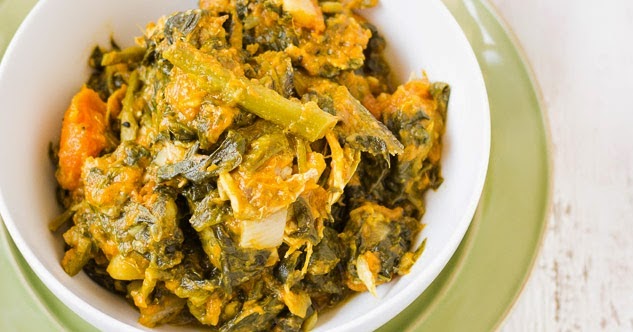 Mix and Stir: Pumpkin and Vine Spinach with fish head ( Kumro - Pui ...