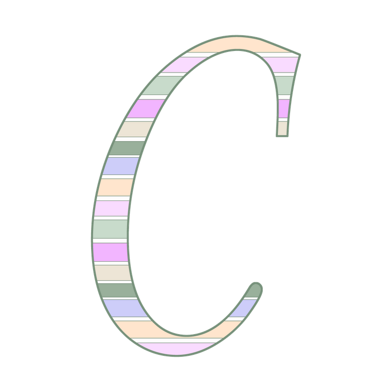 GRANNY ENCHANTED'S BLOG: "Pastel Stripes" PNG Free Capital Scrapbook ...