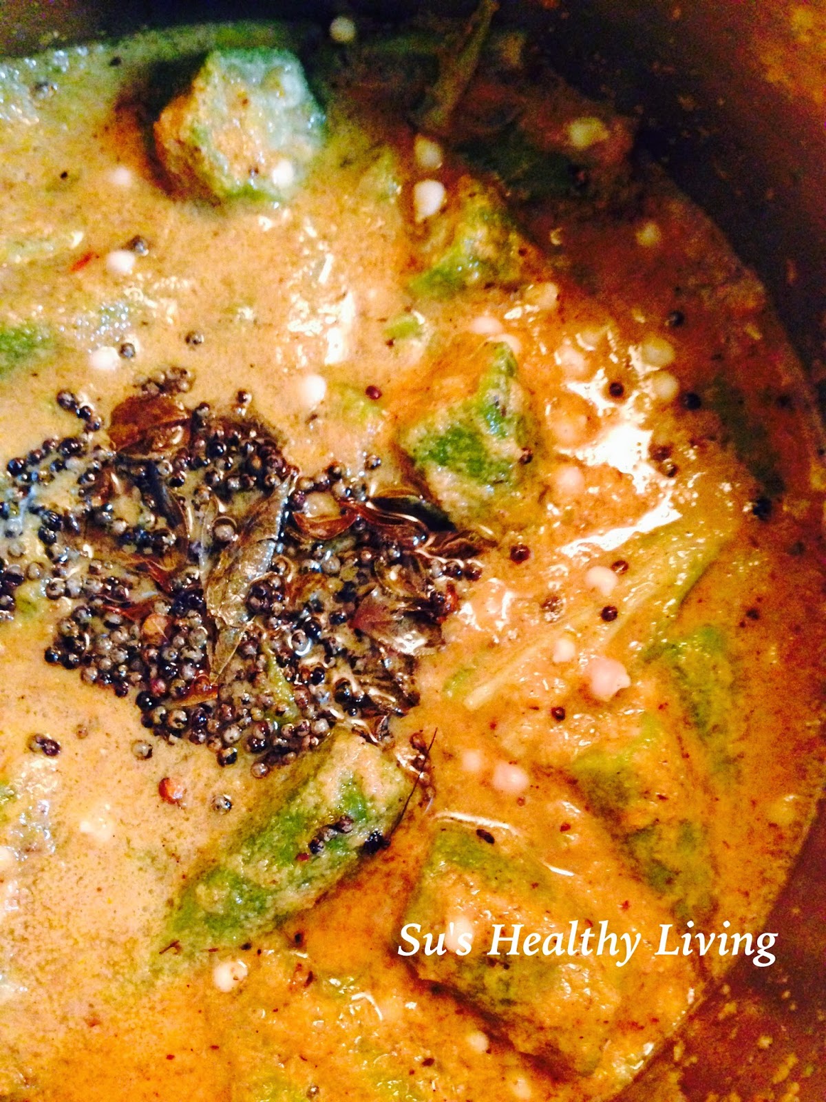 Su'sHealthyLiving: Bhenda Sagle ( Okra/ ladies finger in spicy coconut ...