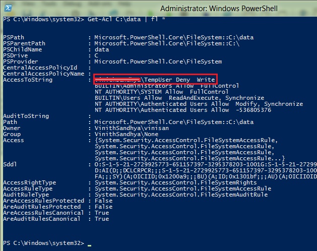 Set Permissions On A File Or Directory Using Powershell Virtualize And Automate 7429