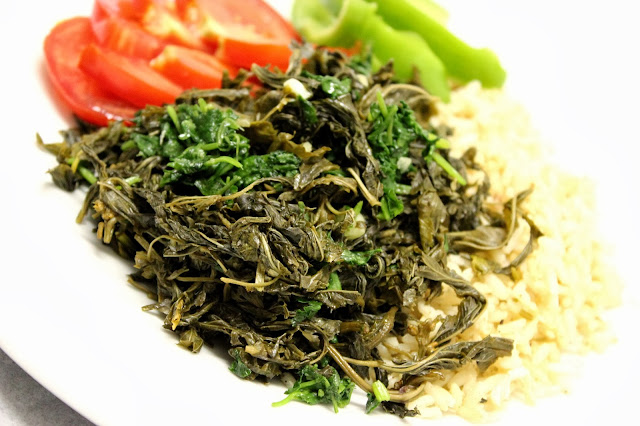 Swirl & Scramble: Mloukhieh- the leafy green of the Middle East...