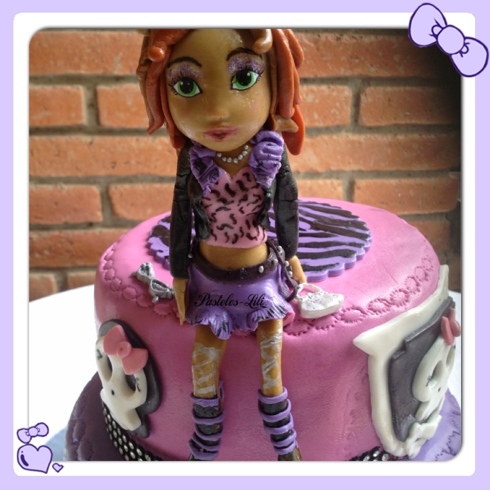 PASTELES-Lili: Pastel Monster high-Wolf-Silvia 10 años
