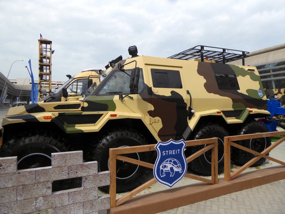 IDEX 2019: Streit Group unveiled Shaman 8x8 high mobility, amphibious ...