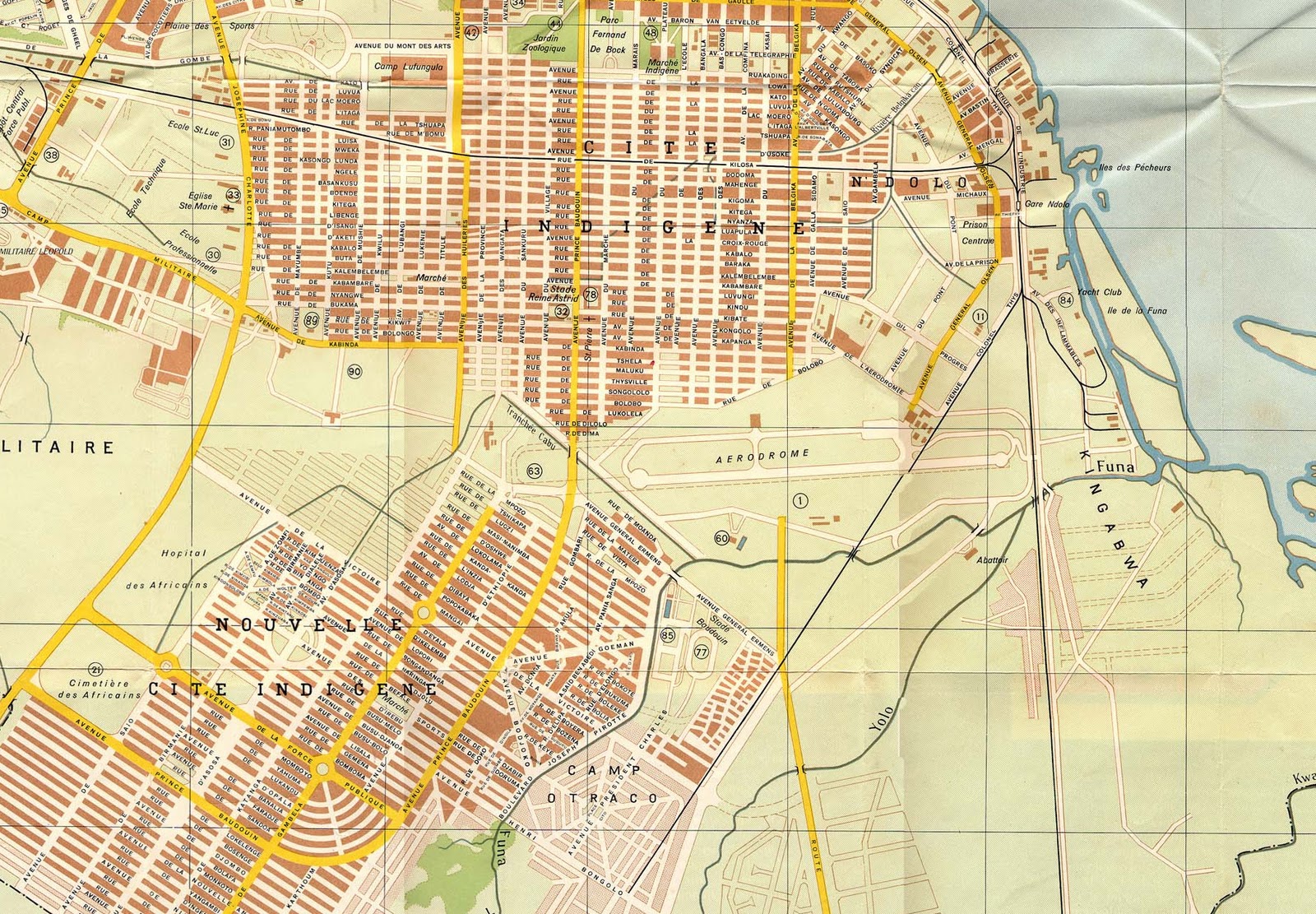 Kinshasa Then and Now: Leopoldville 1952 – Office des Cités Africains
