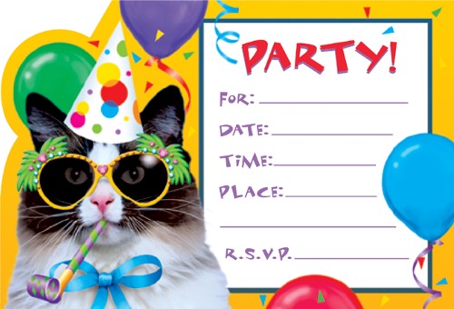 Let's Get Party: Party Invitations