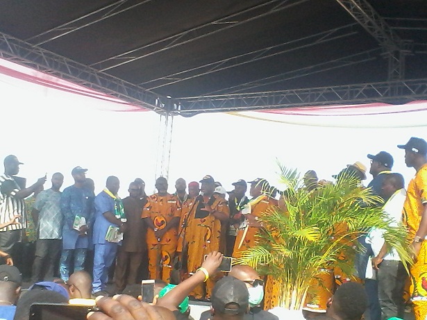 APGA flag - off Governorship campaign at Dan Anyiam stadium in Imo state