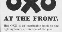One Hundred Years Ago: OXO At The Front
