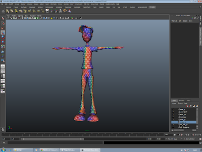 Peta-gaye Brown : Completed UV layout