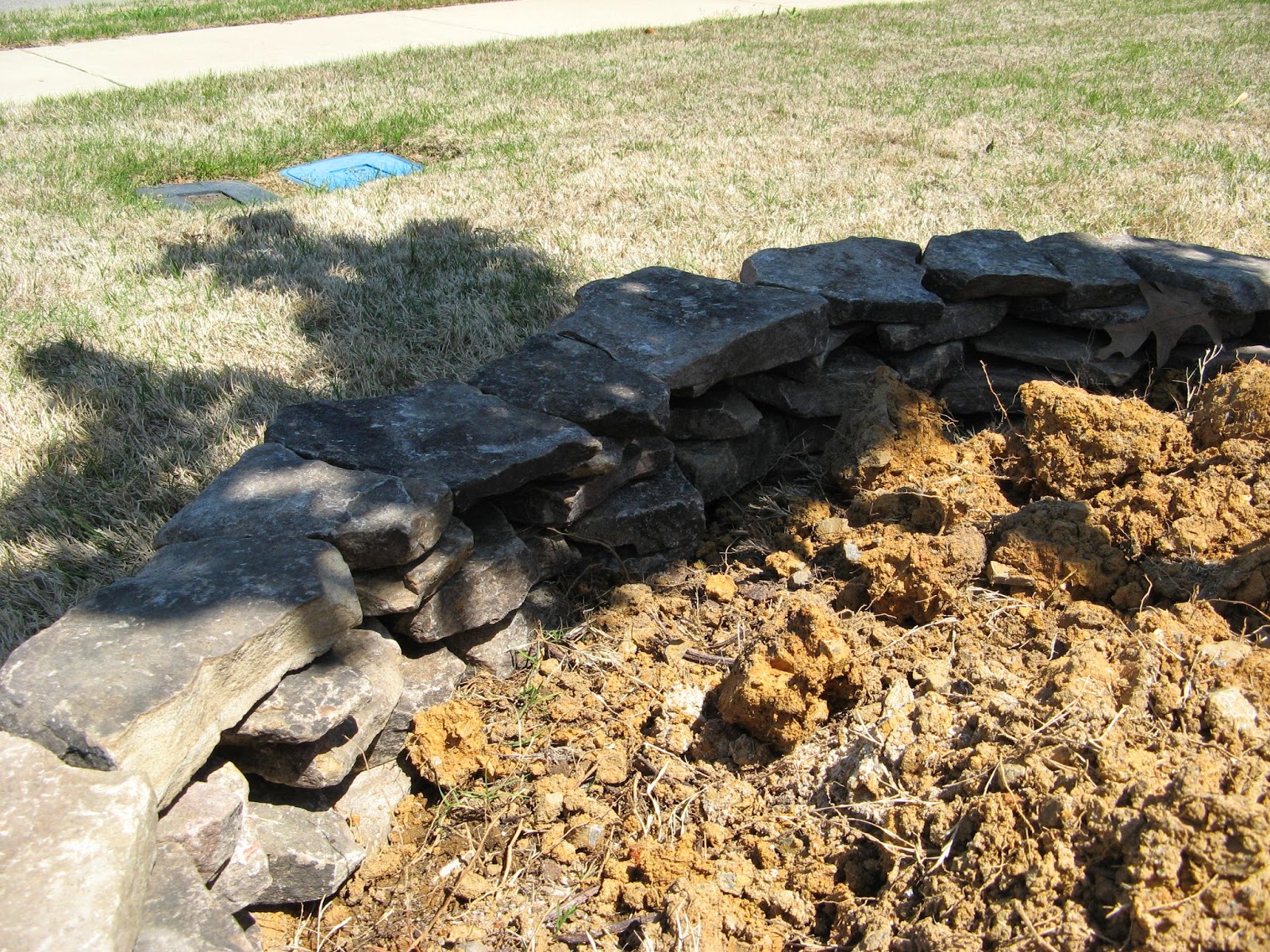 Susan Snyder: DIY STONE LANDSCAPE BORDER 2