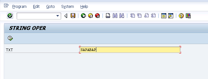 SAP TECH: Splitting string based on position->using offset concept