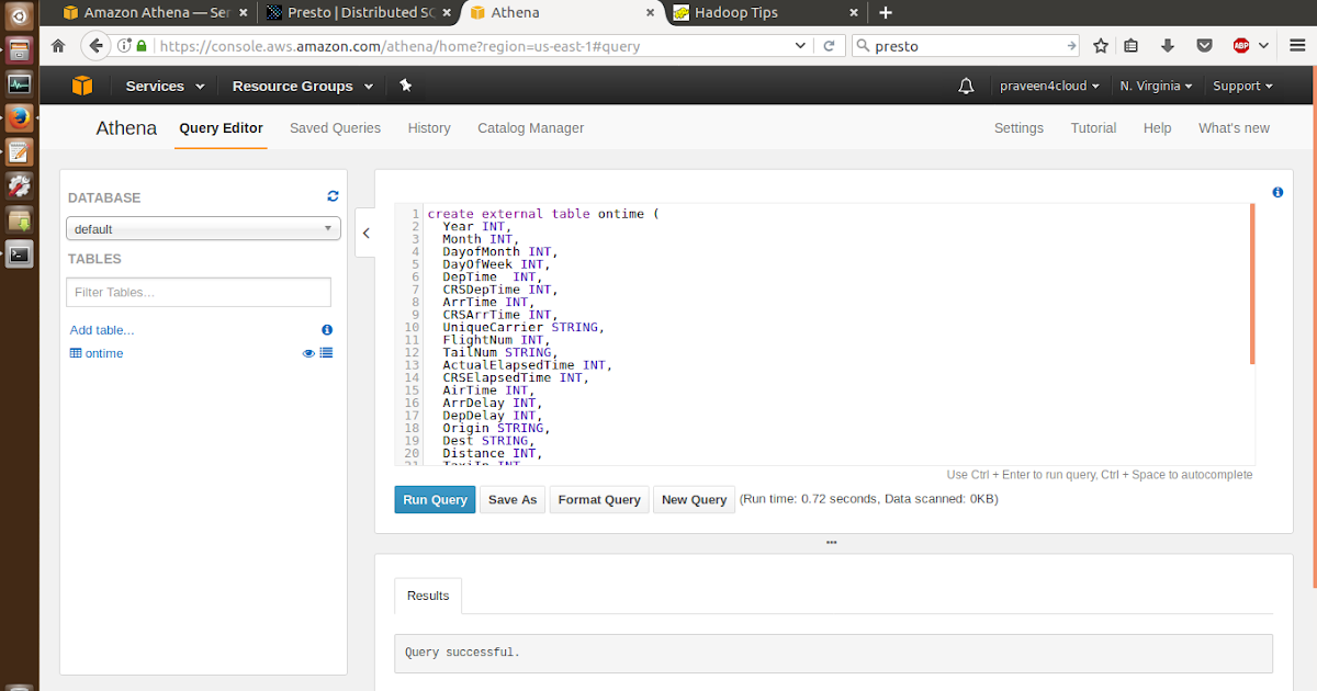 Big Data and Cloud Tips: Processing the Airline dataset with AWS Athena