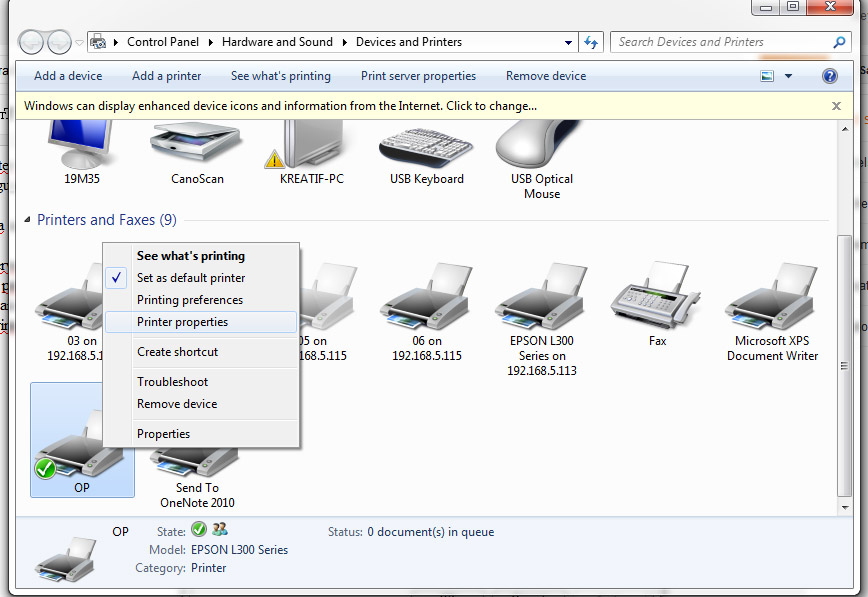 Cara Sharing Printer Komputer dan Cara Akses