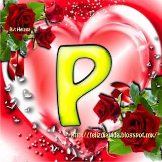 Iniciales Nombres y Más: Hermoso corazón con iniciales