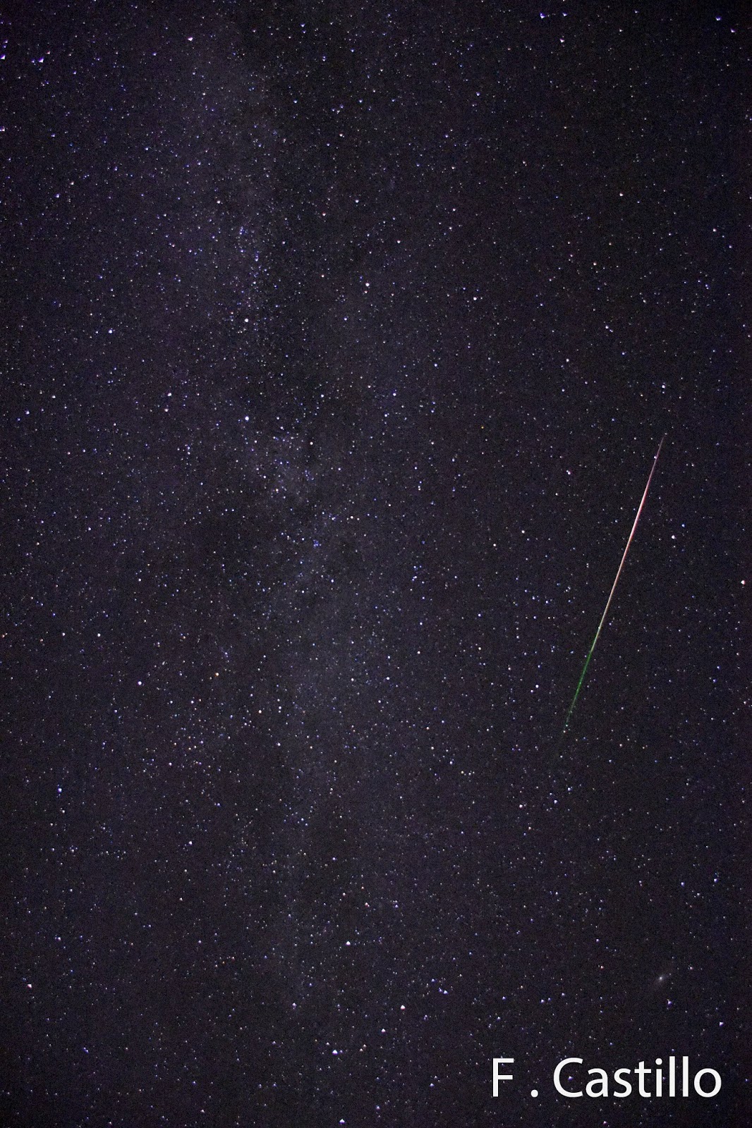 Fotografiando estelas de estrellas para explicar el movimiento de la ...