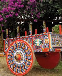 El taller del color: La carreta típica de Costa Rica.