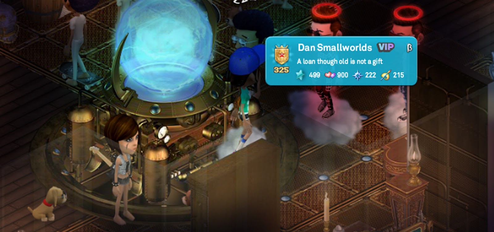 Selinna and Yuni's Blogs!: Dan Smallworlds in Smallworlds!