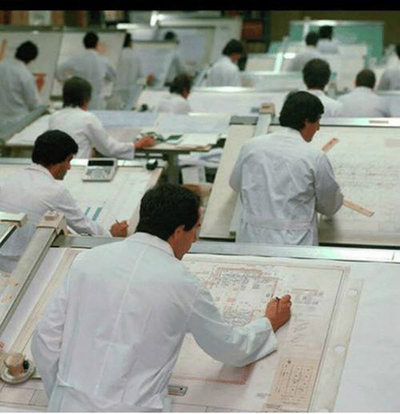 18 Amazing Vintage Photos That Show How Life Before AutoCAD Looked Like ...