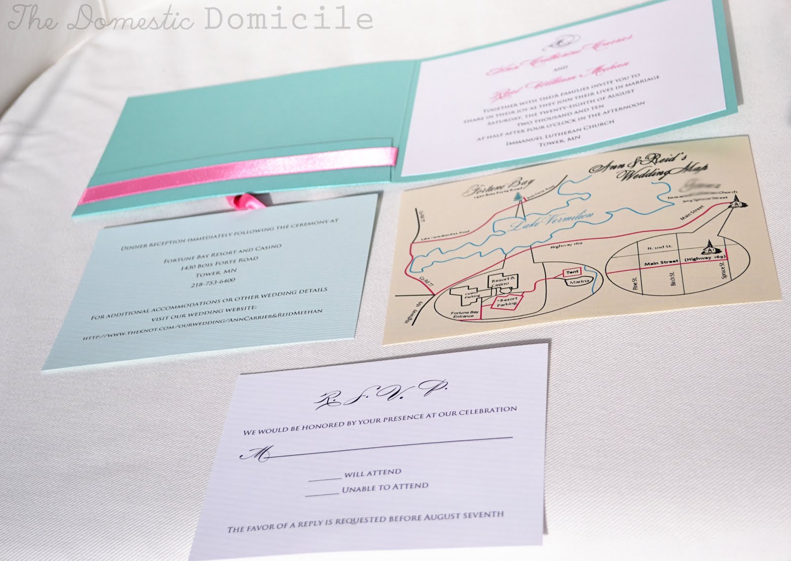 DIY Wedding Revisited: Invitations |The Domestic Domicile