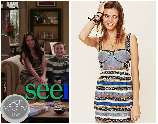 See Dad Run: Intro - Emily's Floral Stripe Dress | Shop Your TV